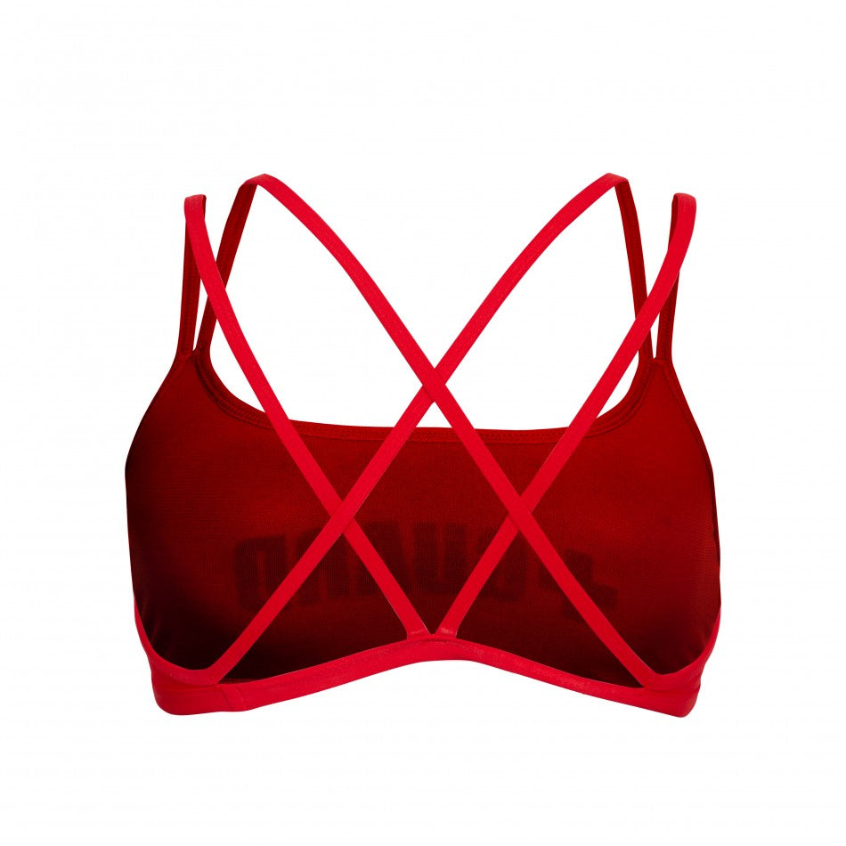 Women's Lifeguard Swimsuit Double Cross Top– JustLifeguard