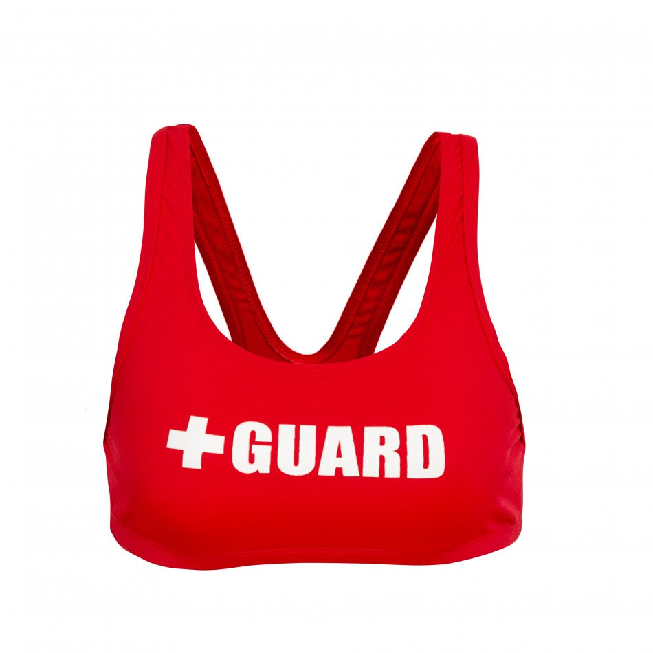 Women's Lifeguard Swimsuit Wide Strap Top– JustLifeguard