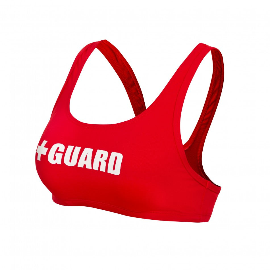 Women's Lifeguard Swimsuit Wide Strap Top– JustLifeguard